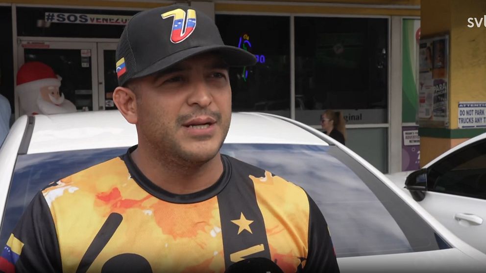 Exilvenezuelaner i USA: ”Känner mig jättenöjd” | SVT Nyheter