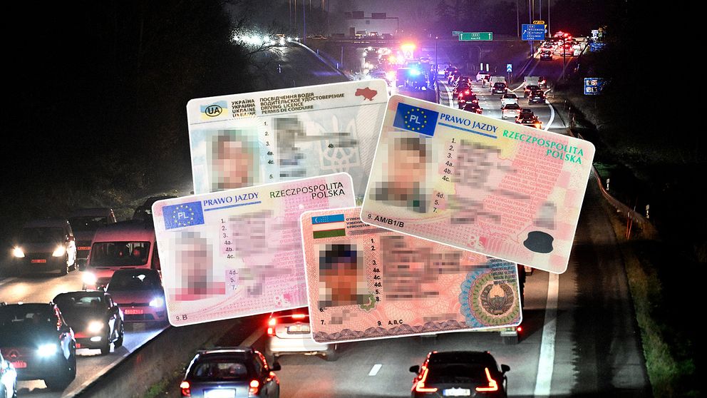Här är de som kör med falska körkort: ”Jag behövde ett jobb” | SVT Nyheter