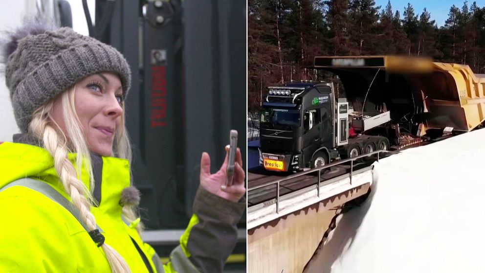 Lastbilschauffören Angelica i Gällivare har 1,7 miljoner följare – vill ...