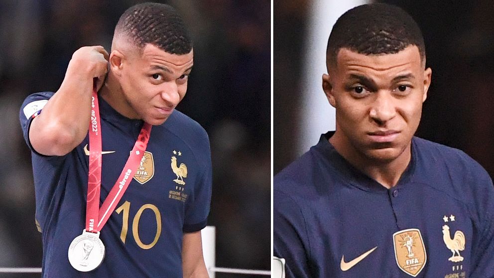 Fotboll: Kylian Mbappé bryter tystnaden efter VM-finalen | SVT Sport