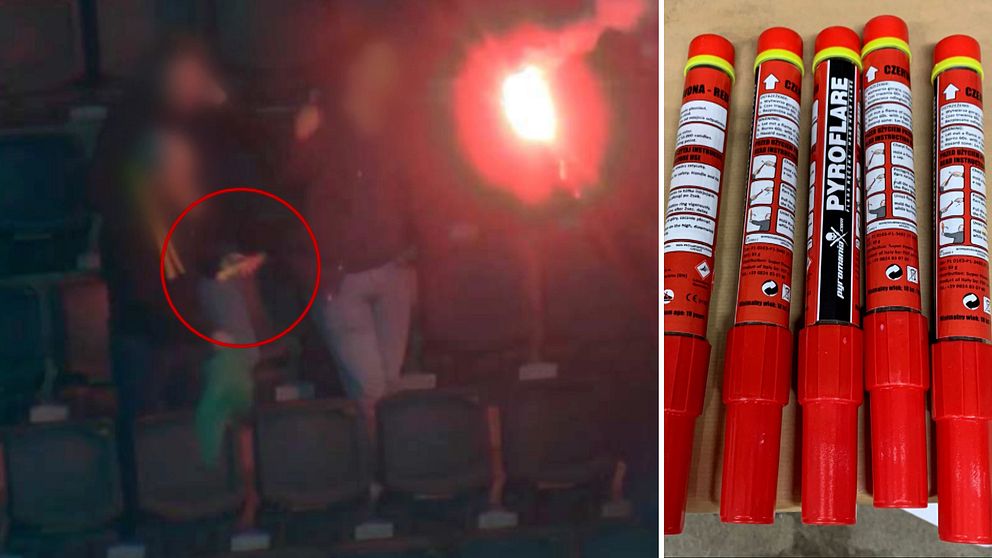 Så luras vakterna – hade rökbomb och bengaler i kalsongerna | SVT Nyheter
