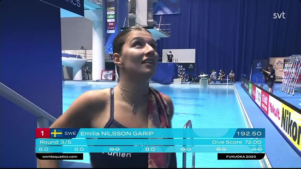 Simhopp: Emilia Nilsson Garip hade medaljchans – tappade allt i sista ...