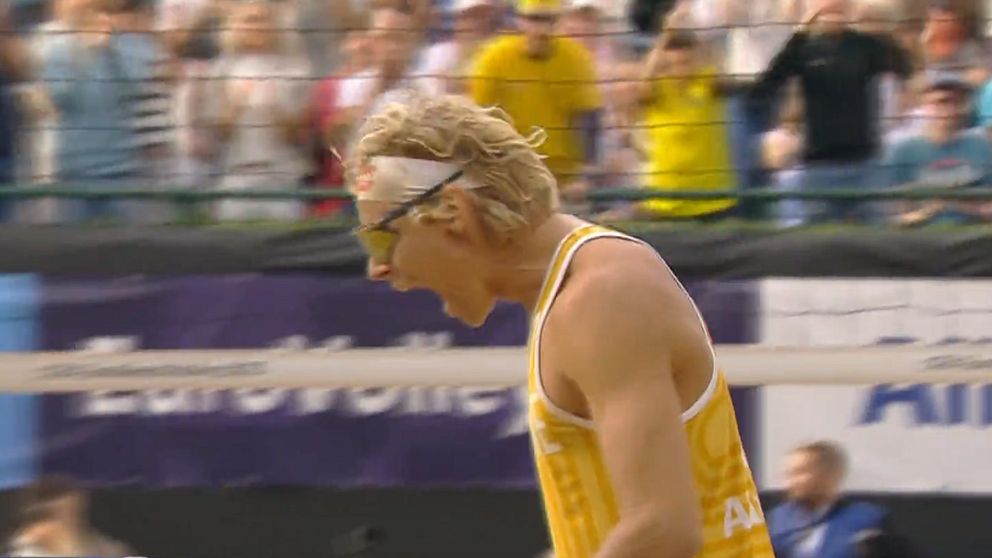 Beachvolleyboll: David Åhman och Jonatan Hellvig föll i EM-finalen ...