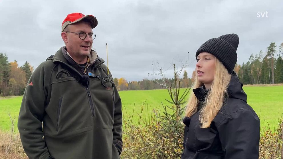 Jaktlycka direkt – SVT:s reporter följer älgjakten utanför Forsheda ...