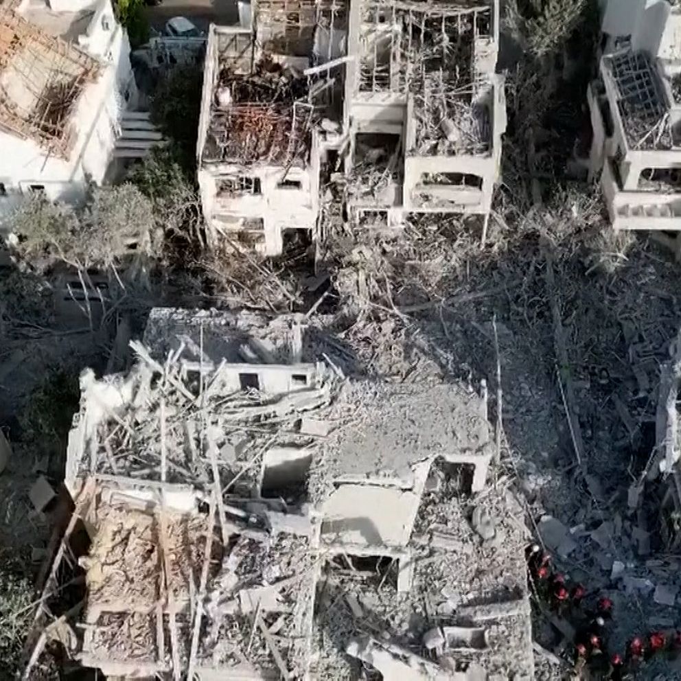 Drönarbilder visar bombat område i Israel – Senaste nytt om kriget i ...