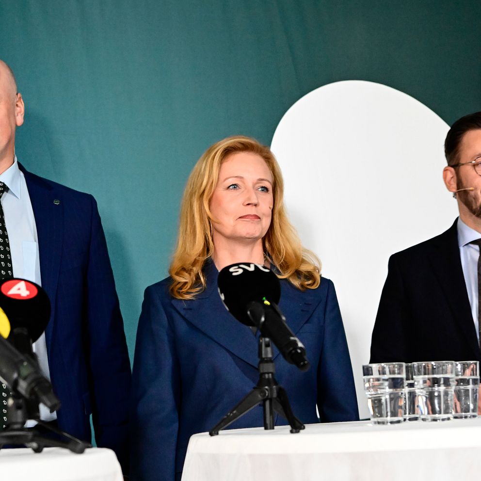 Centerpartiet presenterar kandidater till ny partiledare | SVT Nyheter