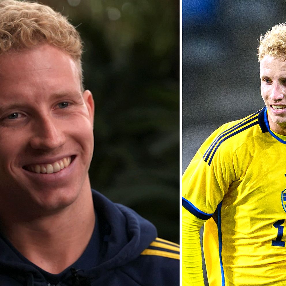 Fotboll: Succéspelaren Samuel Gustafson om anbuden: ”Stänger inte några dörrar” | SVT Sport