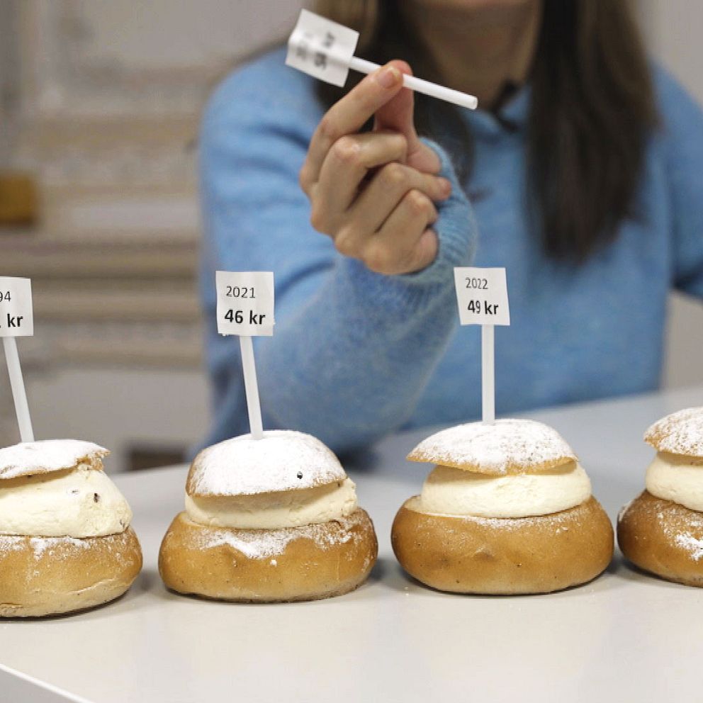 Så mycket kostar en semla i dag: ”Har ökat mer än inflationen” | SVT ...