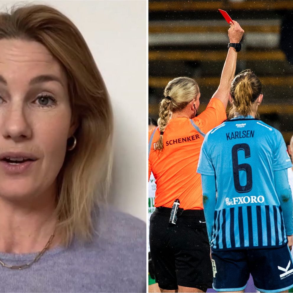 Fotboll Hanna Marklund Om Madelen Janogys Röda Kort ”lite Hårt” Svt