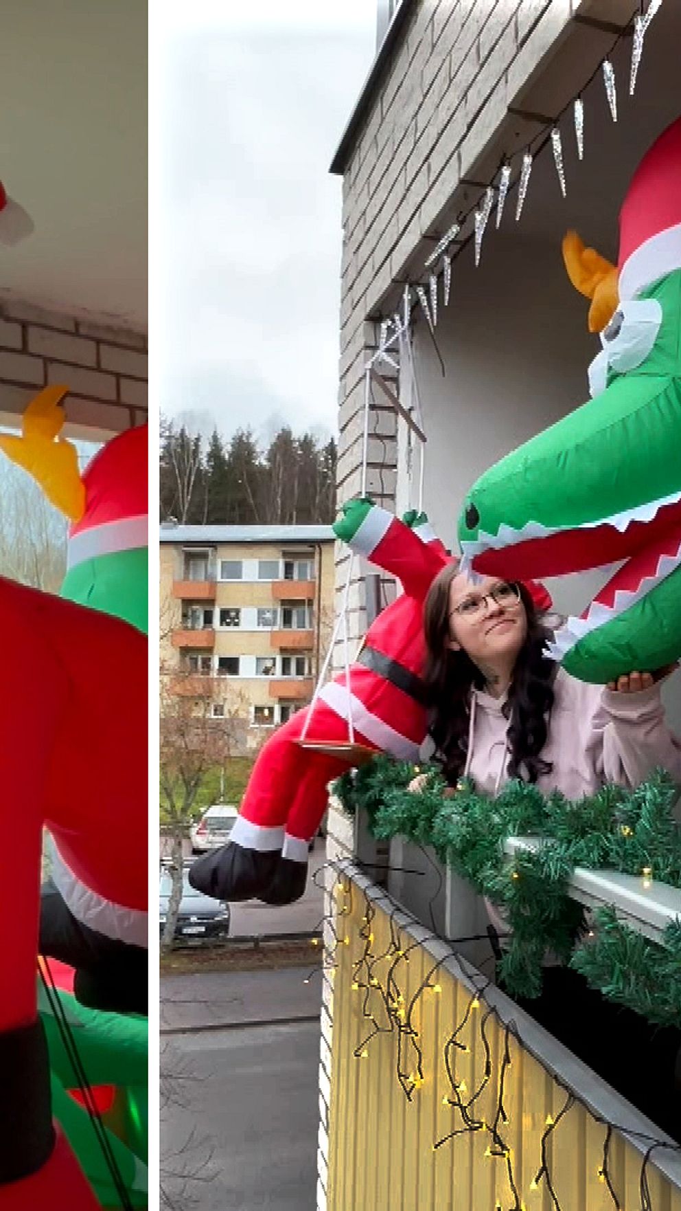 Elin-Maria, 29, maxar julbalkongen – har blivit snackis i Fagersta ...