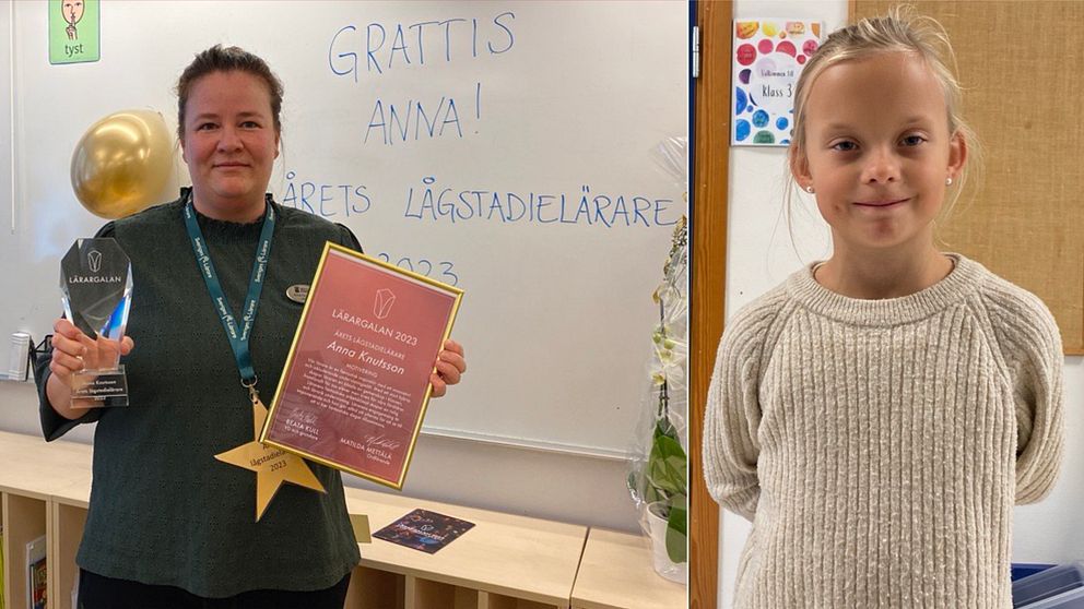 Anna Knutsson från Säffle blev årets lågstadielärare | SVT Nyheter