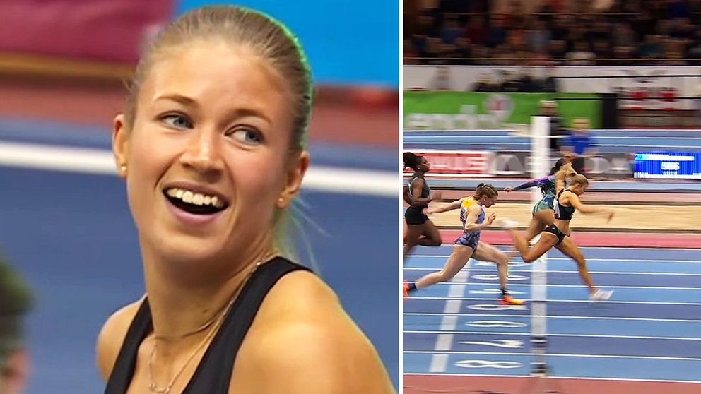 Friidrott: Svenskt rekord på 200 meter av Julia Henriksson | SVT Sport