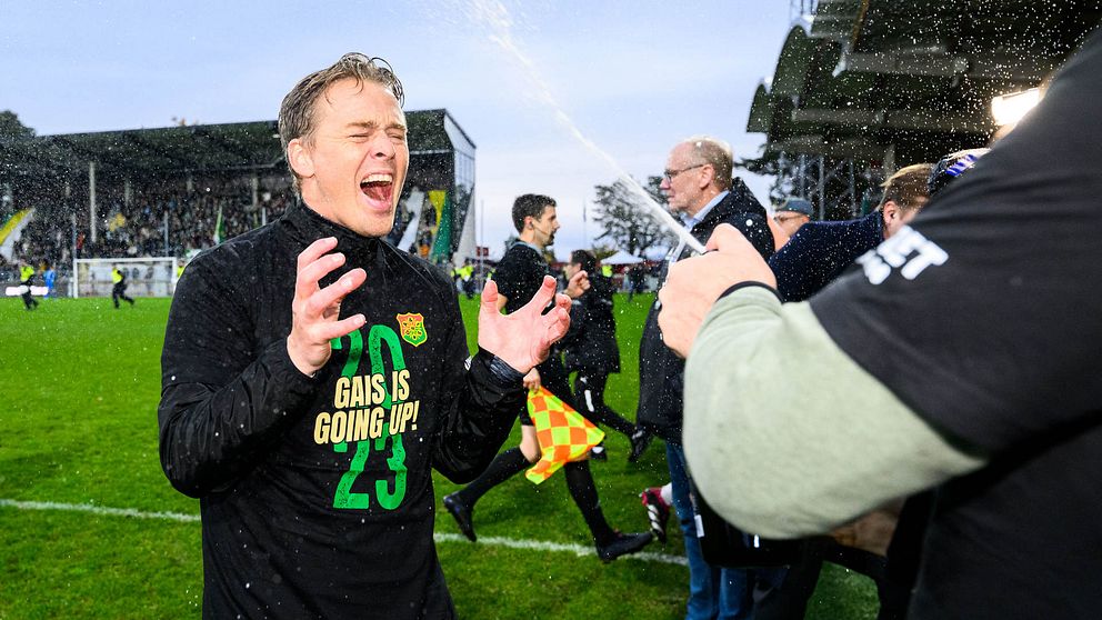 Fotboll: Gais är klart för allsvenskan 2024 | SVT Sport