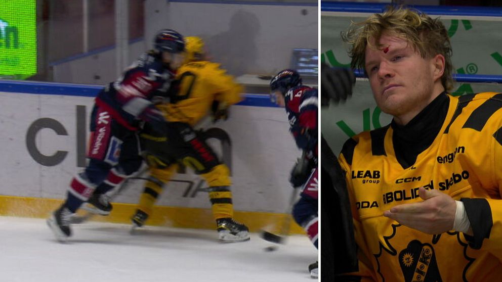 Ishockey: Stökig tillställning mellan Linköping och Skellefteå: Dubbla matchstraff | SVT Sport
