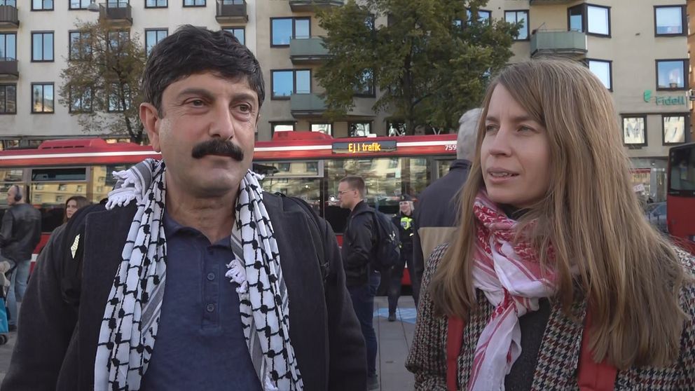 Överrumplad av enorm uppslutning för Gaza: ”Oj” | SVT Nyheter