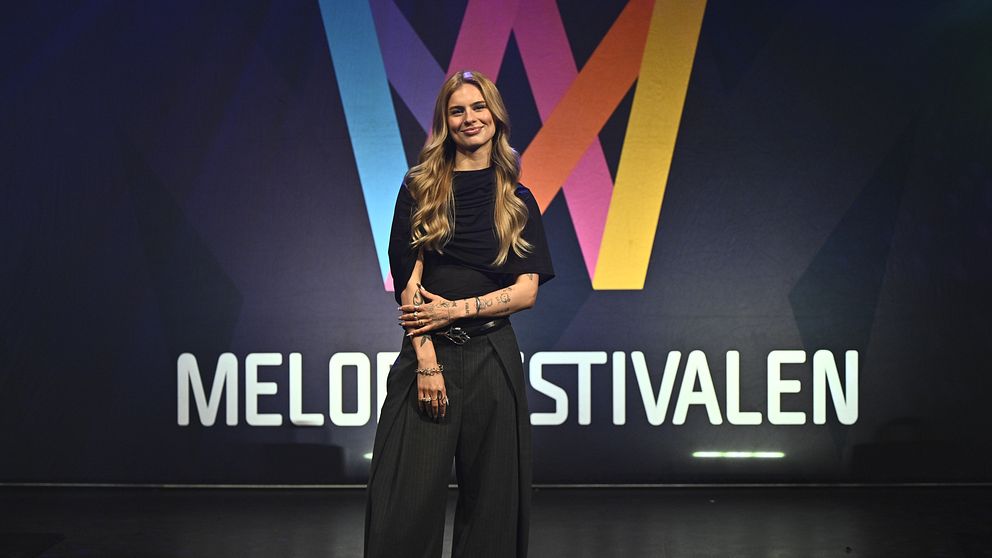 Indra från Växjö tävlar i Melodifestivalen | SVT Nyheter