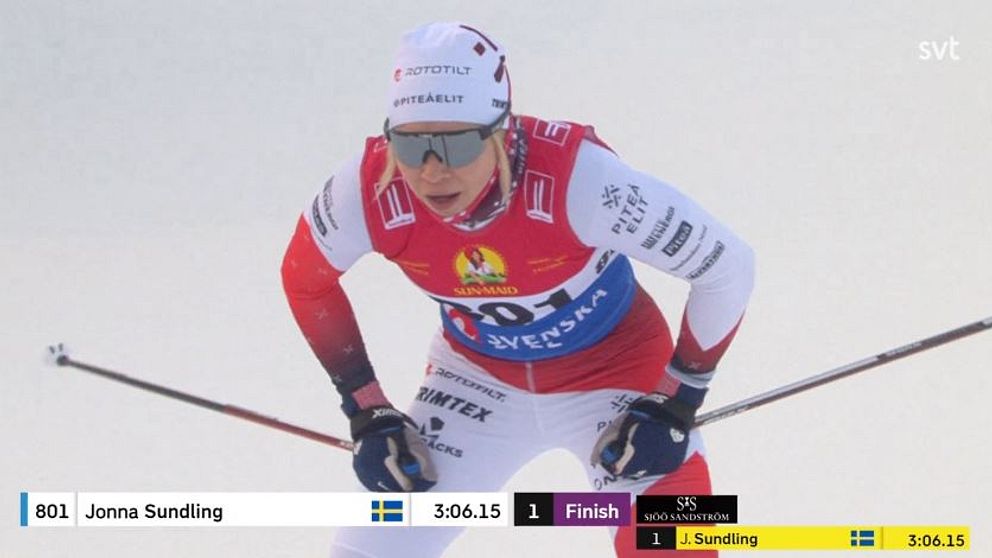 Längdskidor: Jonna Sundling vann längdpremiären i sprint i ...