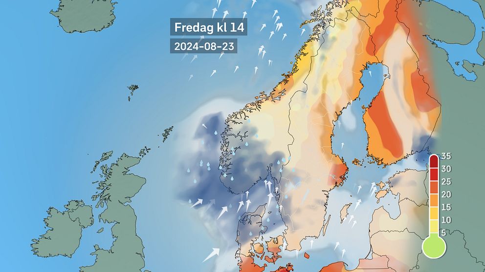 Väderprognos för Spillersboda | SVT Nyheter