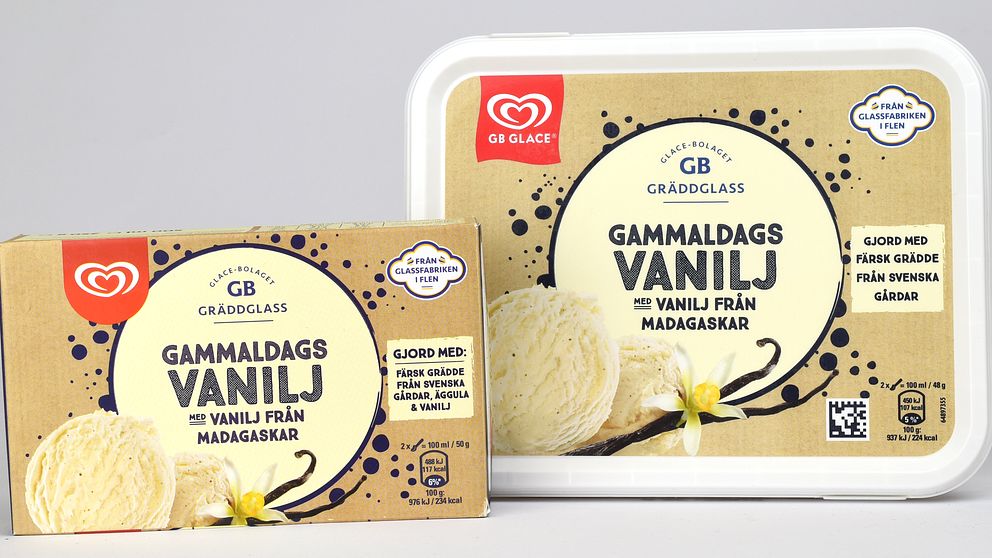 GB glace Gammaldags vanilj utses till Årets matbluff | SVT Nyheter