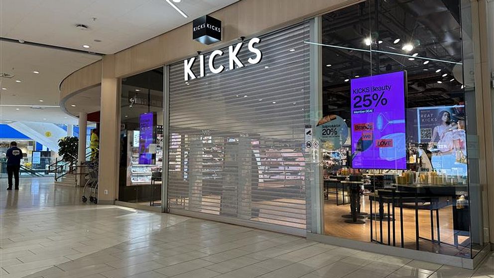 Inbrott på Kicks i Västerås – stals varor av högt värde | SVT Nyheter