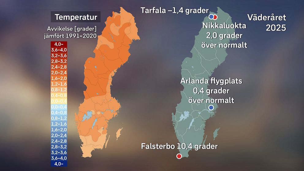 Näst varmaste året | SVT Nyheter