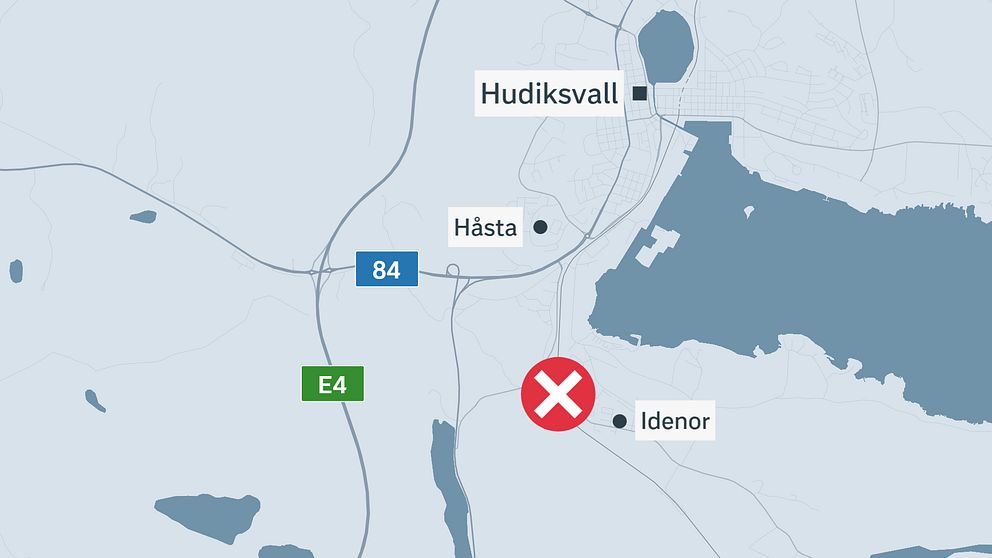 Buss har kört fast – stopp i tågtrafiken i Hudiksvall | SVT Nyheter