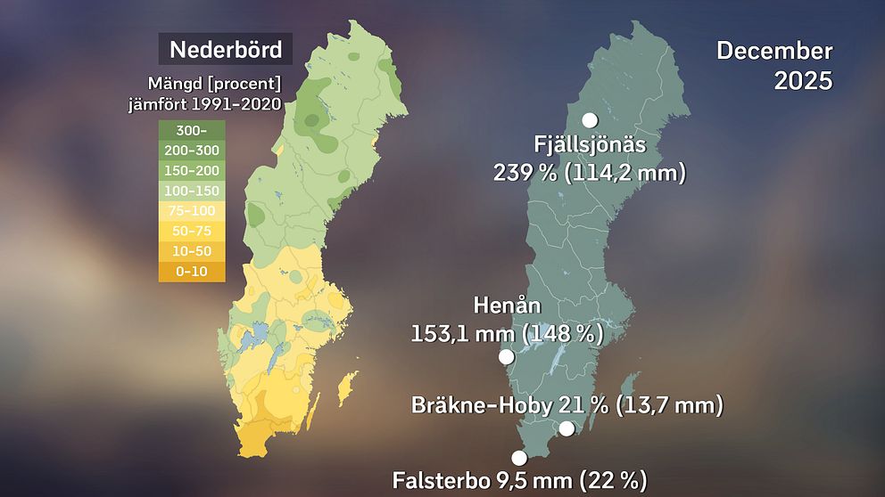Milt, i Dalarna delvis rekordmilt | SVT Nyheter