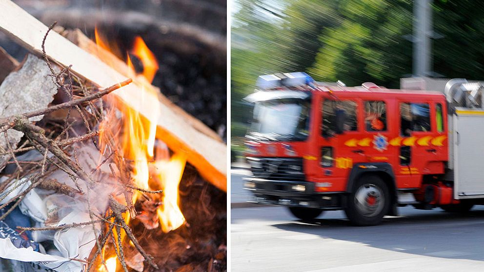 Räddningstjänsten uppmanar: ”Elda inte när det är mörkt” | SVT Nyheter