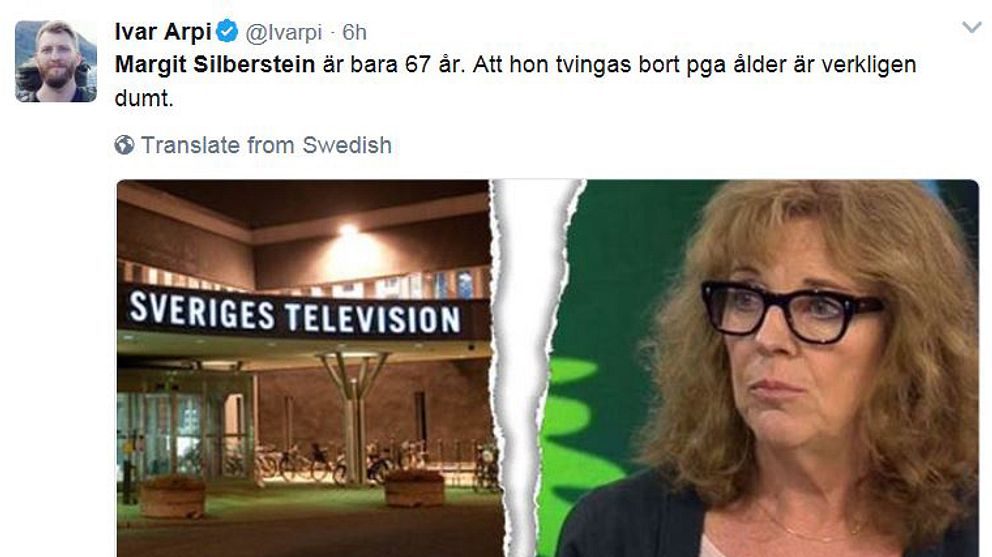 Margit Silberstein hyllas i sociala medier | SVT Nyheter