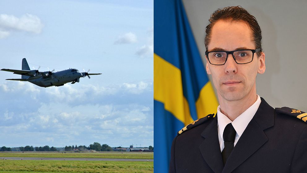 Militärövning stänger av riksväg 44 | SVT Nyheter