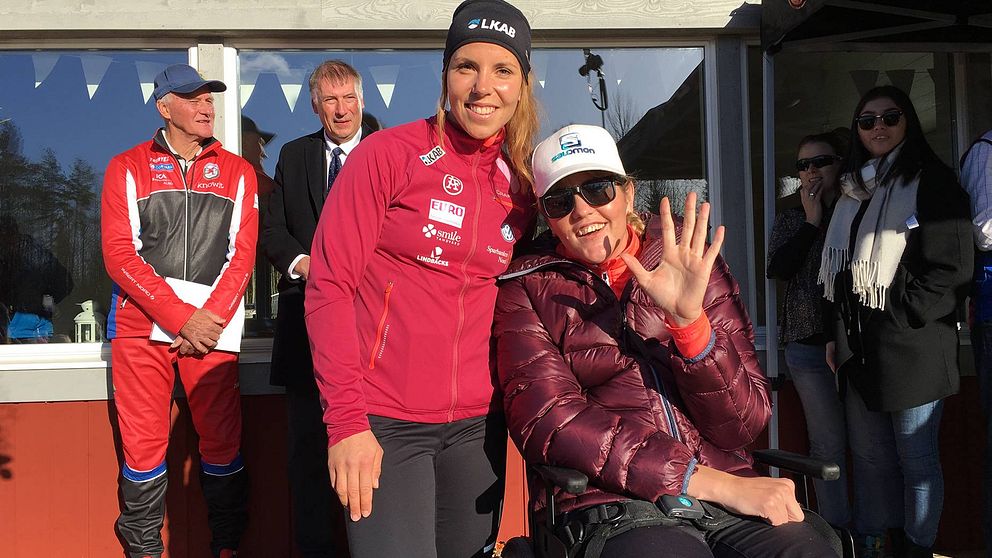 Anna Holmlund inviger rullskidbana | SVT Nyheter