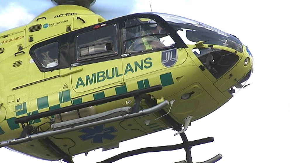 Ambulanshelikoptern kan komma tillbaka till Värmdö | SVT Nyheter