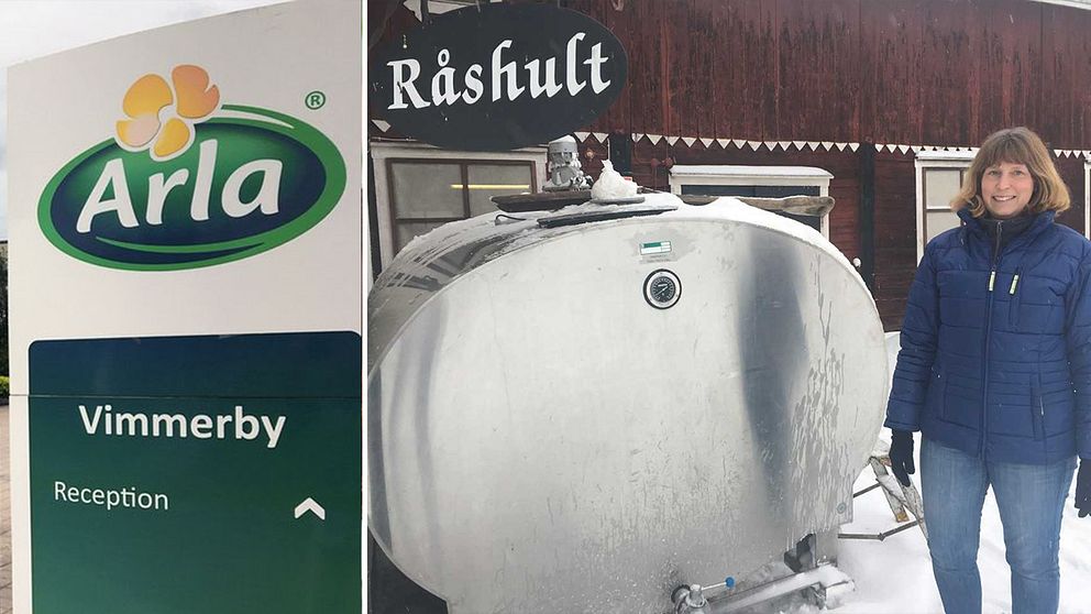 Arla: ”Omöjligt att ta sig ut till vissa gårdar” | SVT Nyheter