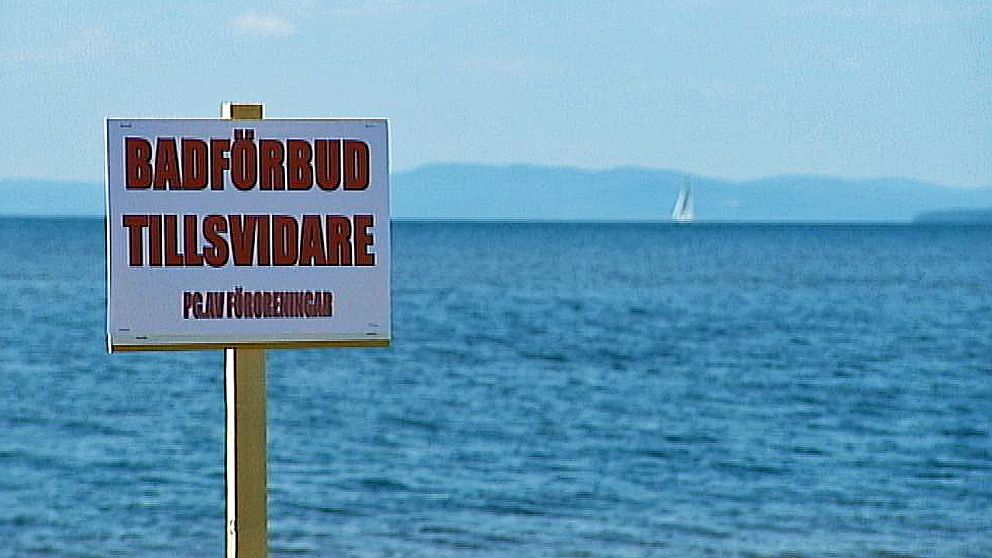 Kommunen: Bada inte på Kullabadet | SVT Nyheter