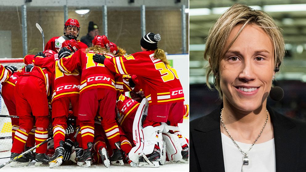 Ishockey: Maria Rooth: ”TV-pucken är en större grej” | SVT Sport