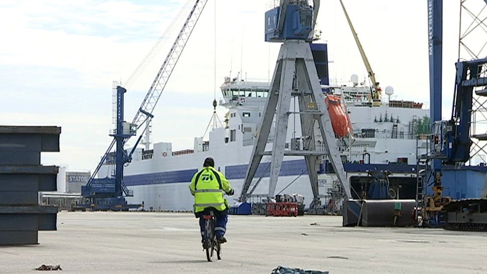 Så blir hamnstrejken i Holmsund | SVT Nyheter