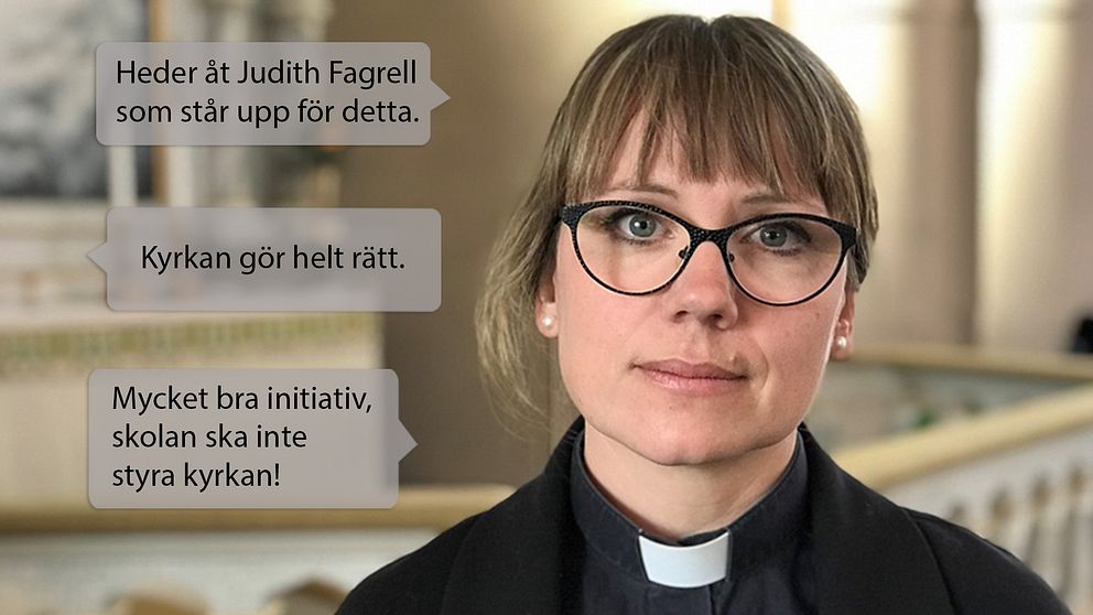Massiva reaktioner på prästen Judiths agerande mot skolan i Sävare ...