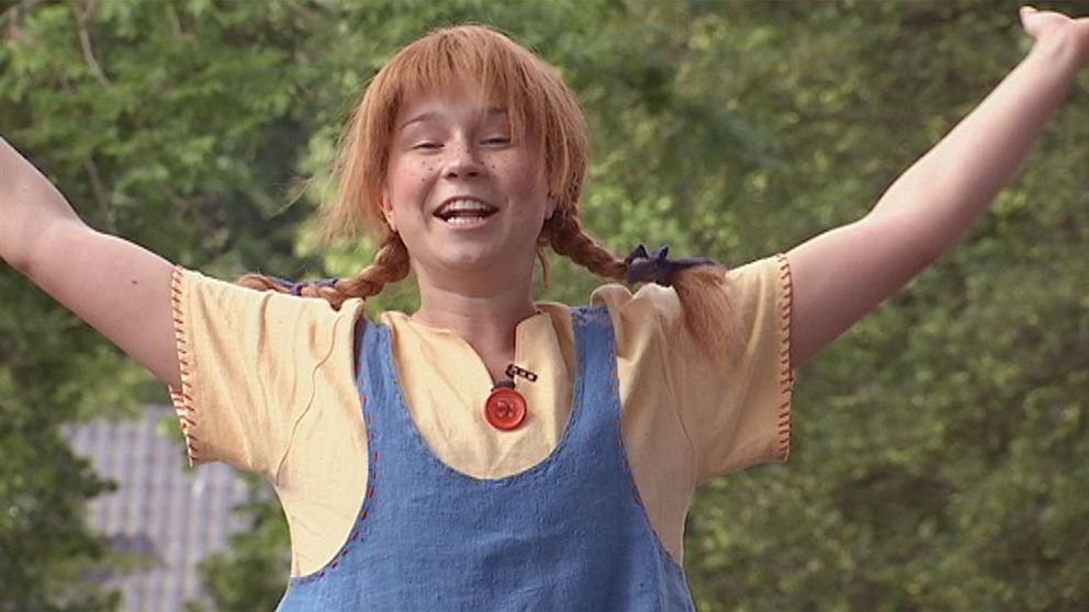 Hon spelar Pippi Långstrump i sommar | SVT Nyheter
