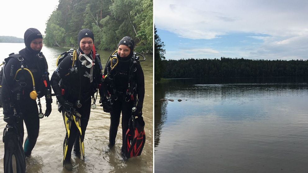 Följ med ner i en av Sörmlands klaraste sjöar | SVT Nyheter