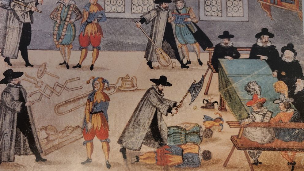 Öron höggs av med yxa – så gick nollningen till förr | SVT Nyheter