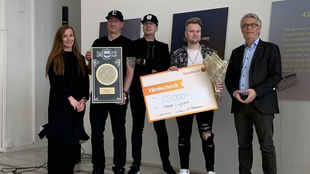 Freddie Liljegren får Millencolins musikpris | SVT Nyheter