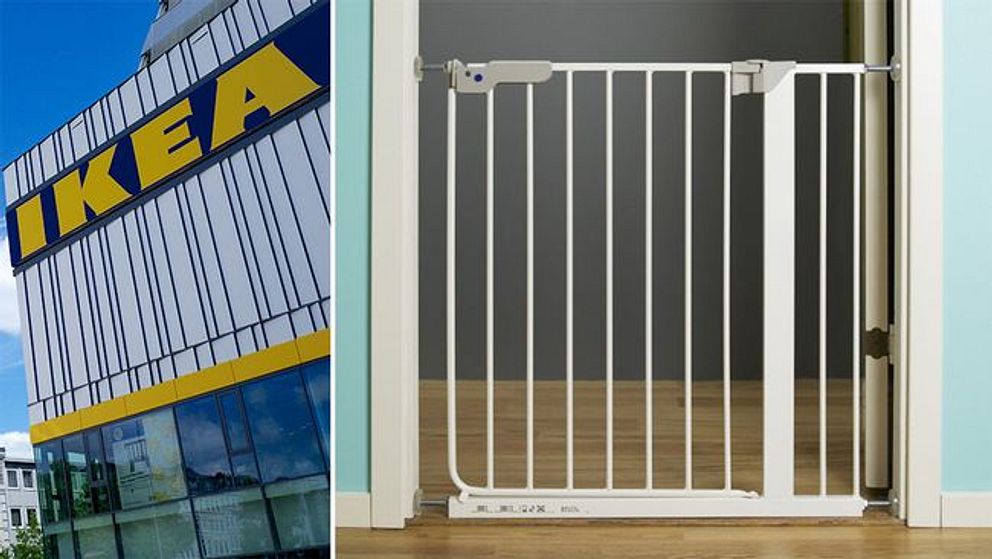Farlig barngrind från Ikea stoppas | SVT Nyheter