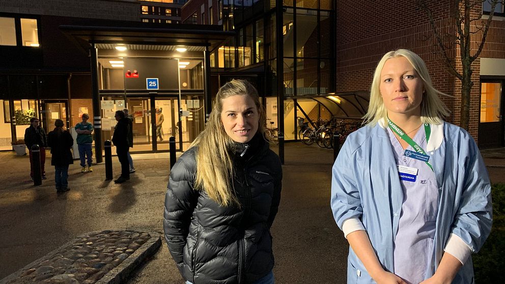 Covid-personal på Gävle sjukhus kräver mer betalt under pandemin | SVT Nyheter