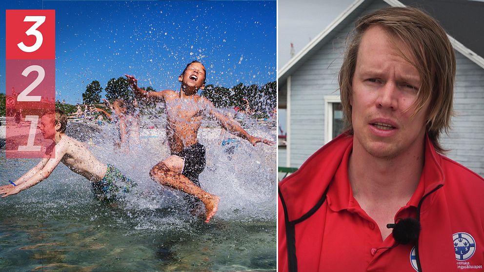 Så simmar du säkert i sommar | SVT Nyheter