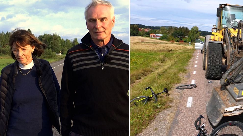 Körde På Cyklister Med Dikesröjare Döms Till Dagsböter Svt Nyheter