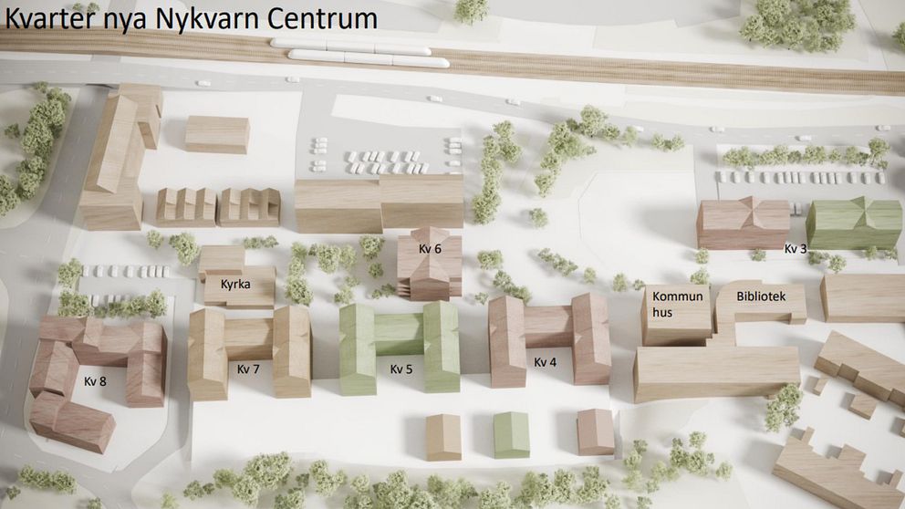 Byggstarten för Nykvarns centrum är nära – bygglovet har godkänts | SVT ...