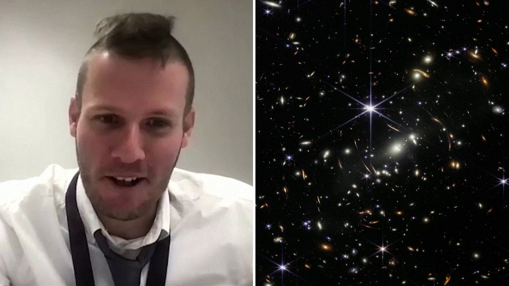 Fler unika bilder från James Webb-teleskopet | SVT Nyheter