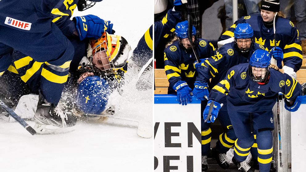 Ishockey: Sverige klart för JVM-final – tog revansch på USA | SVT Sport