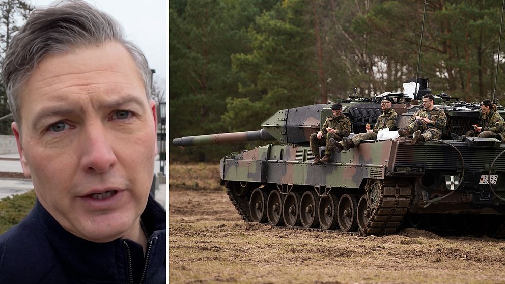 Här är tyska stridsvagnen Leopard 2 som Ukraina vill ha | SVT Nyheter