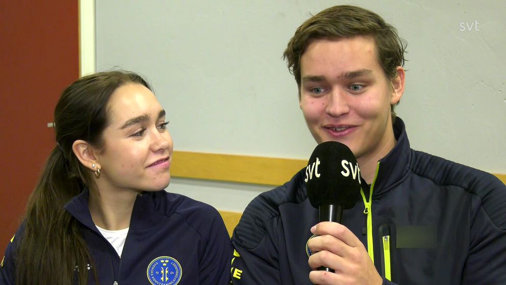 Konståkning: Greta och John Crafoord första svenska paret i ett stort internationellt mästerskap ...
